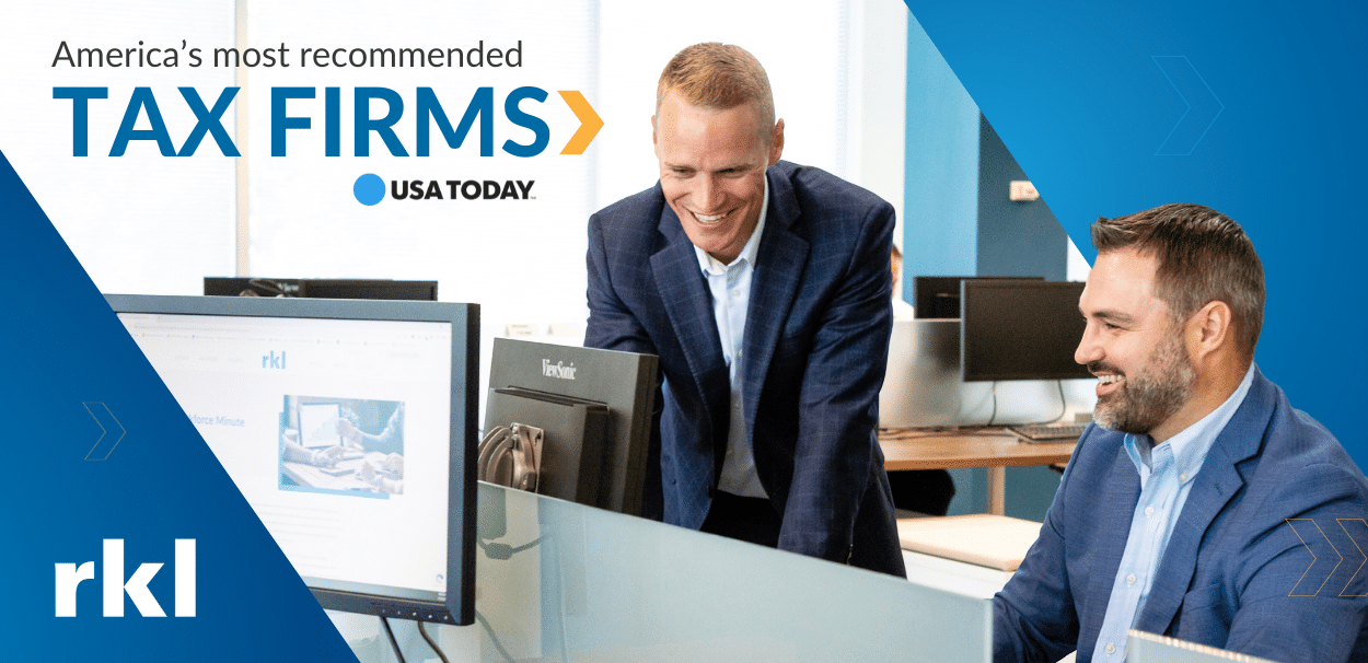 RKL Named Among “America’s Most Recommended Tax Firms” - RKL LLP
