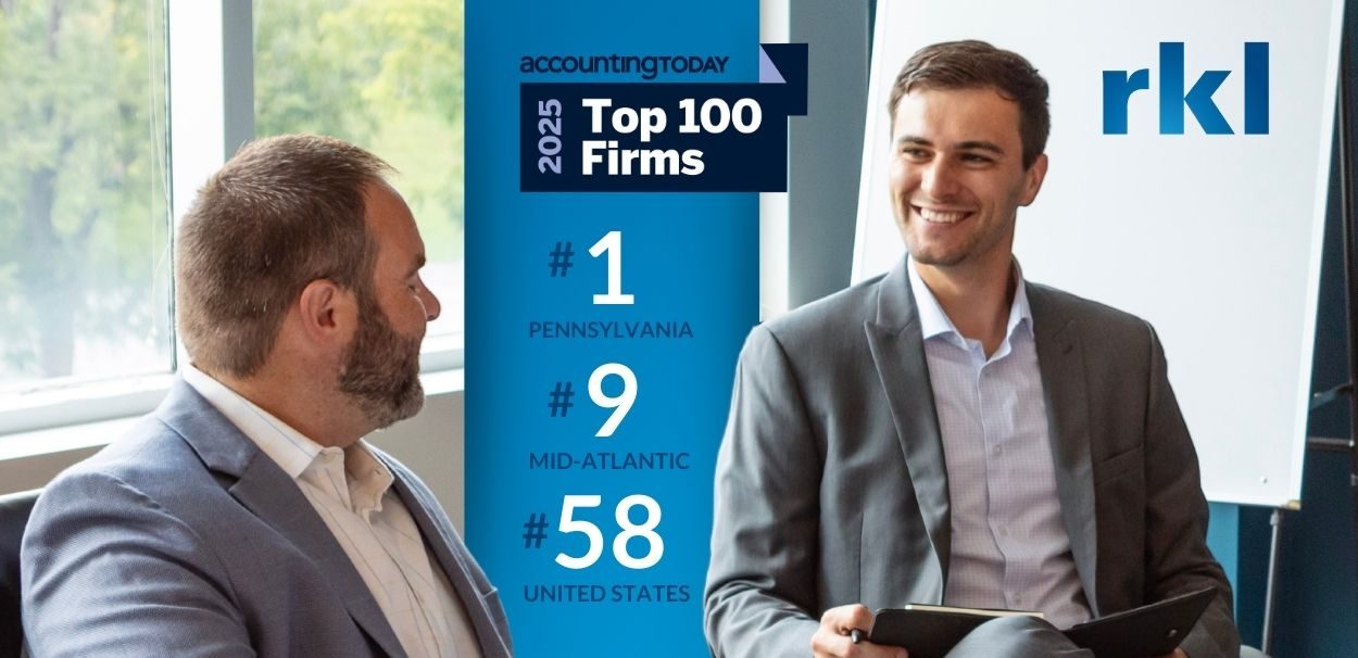 RKL Earns Distinction of Pennsylvania’s Leading Accounting Firm - RKL LLP
